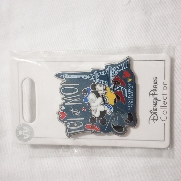 Disney | Accessories | Disney Epcot France Mickey And Minnie Pin | Poshmark